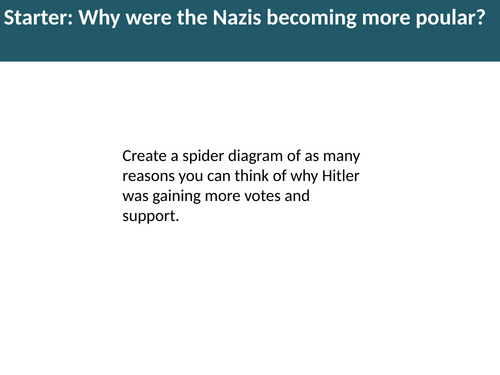 Nazi Germany KS3 | Teaching Resources