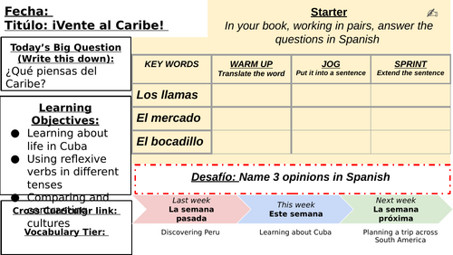 6.5: Vente al Caribe (Claro 2) | Teaching Resources