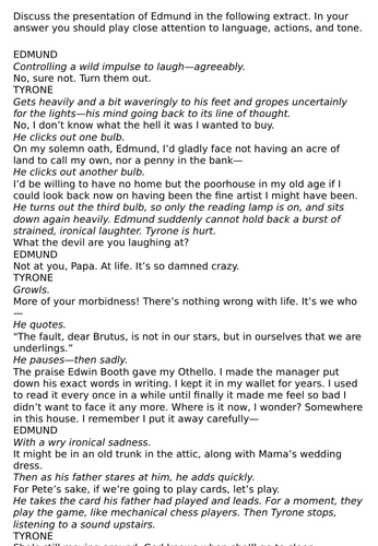 Long Day's Journey Into Night | Lesson Fifteen | Drama Analysis ...