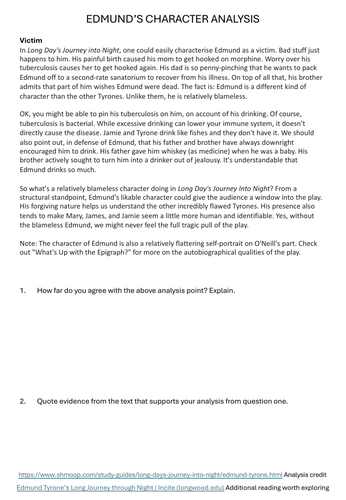 Long Day's Journey Into Night | Lesson Fifteen | Drama Analysis ...