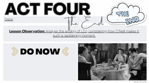 Long Day's Journey Into Night | Lesson Nineteen | Drama Analysis ...