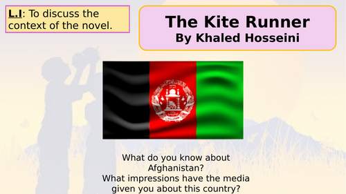 The Kite Runner Context | Teaching Resources