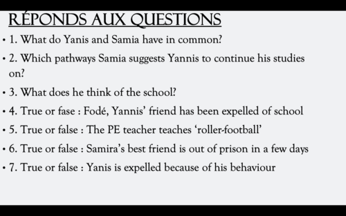 School Life - La Vie Scolaire (2019 film) | Teaching Resources