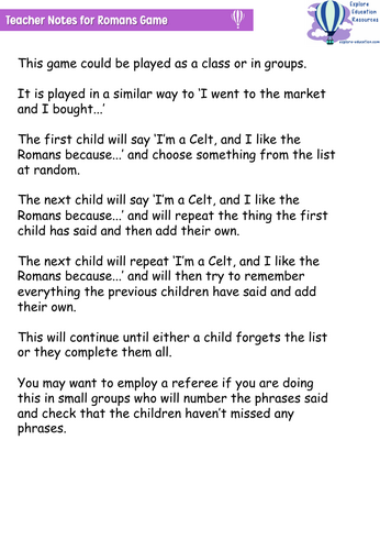 KS2 ROMANS History Unit - 10 Outstanding Lessons | Teaching Resources