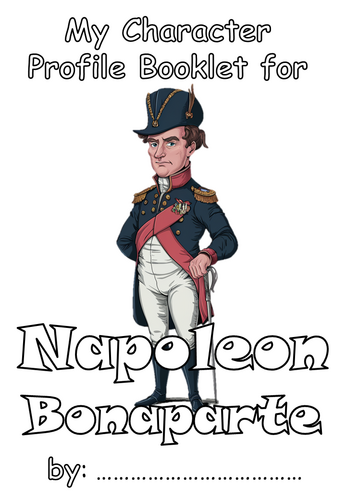 Napoleon Bonaparte French History Character Describe Character A4 ...