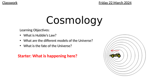 Astronomy GCSE Chapter 16 - Cosmology | Teaching Resources