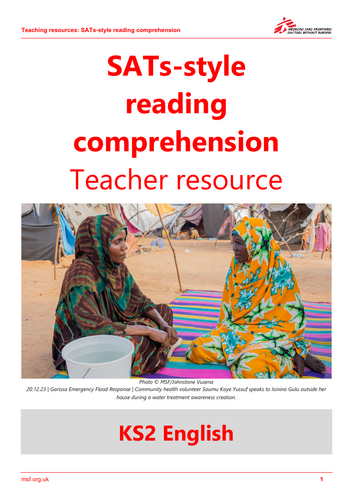 SATs-style reading comprehension | English | KS2 | MSF | Teaching Resources