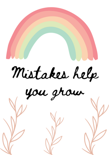 Positive mindset rainbow posters | Teaching Resources