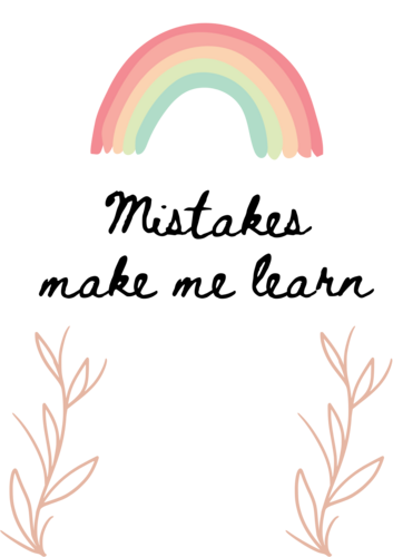 Positive mindset rainbow posters | Teaching Resources