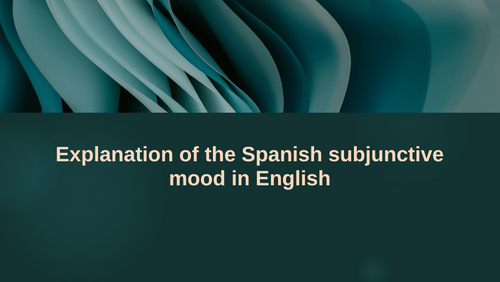 Spanish el subjuntivo full package. | Teaching Resources