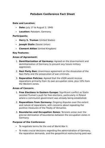 IGCSE Edexcel History A world divided: superpower relations Lesson 4 ...