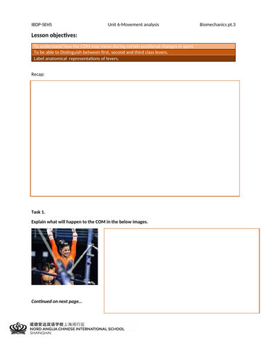 IBDP Sport, exercise and health science entire course lesson plans and ...