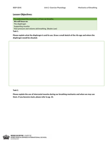 IBDP Sport, exercise and health science entire course lesson plans and ...
