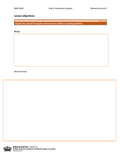 IBDP Sport, exercise and health science entire course lesson plans and ...