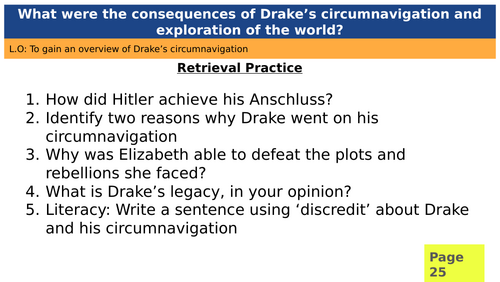 Historic Environment - Drake's circumnavigation - Elizabeth AQA ...