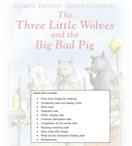 The Three Little Wolves and the Big Bad Pig Resources | Teaching Resources