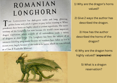 Fantastic Beasts and Where to Find Them Reading/Writing Resources and ...