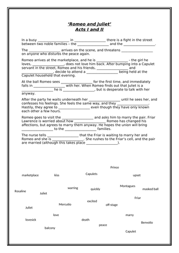 KS3 Romeo and Juliet Powerpoints | Teaching Resources