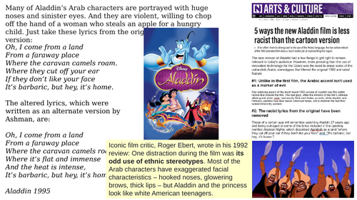 Racial Stereotypes in Disney | Teaching Resources