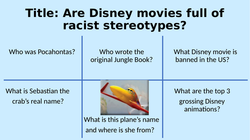 Racial Stereotypes in Disney | Teaching Resources