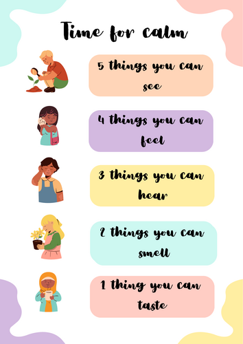 Calm Senses Strategy Poster | Teaching Resources
