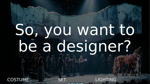 Sound Designer Workbook (GCSE Drama) | Teaching Resources