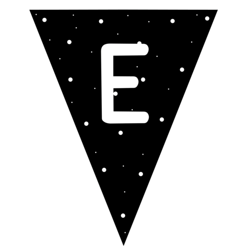 Printable Black and White Bunting Banners, Classroom Bunting Banners ...