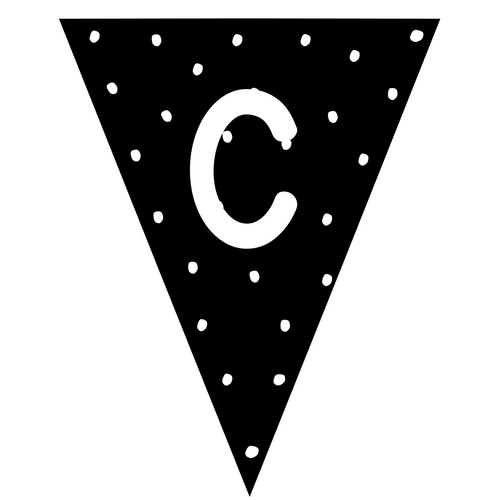 Printable Black and White Bunting Banners, Classroom Bunting Banners ...