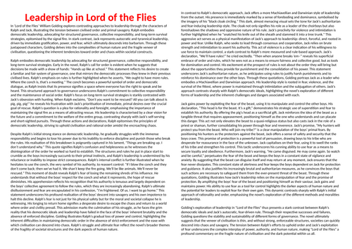 Lord of the Flies 10 Model Responses | Teaching Resources