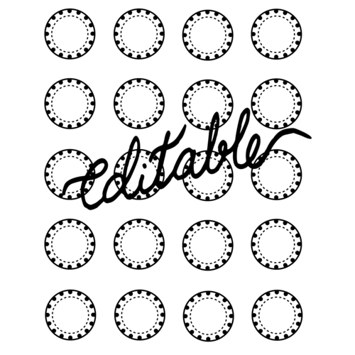 Printable Small Black and White Number Labels, Number Signs, Lockers ...