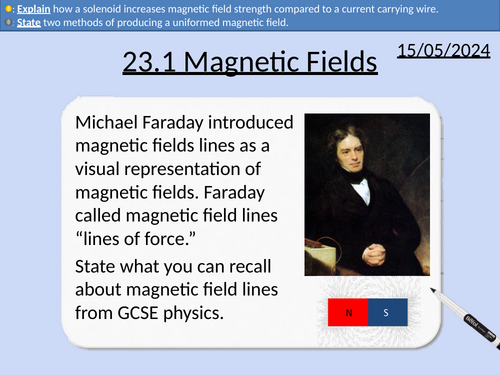 OCR A level Physics: Magnetic Fields | Teaching Resources