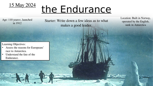 KS3 the Endurance - The History of the World in 11 buildings | Teaching ...
