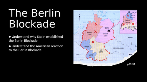 IGCSE Edexcel History World divided: superpowers Lesson 9 &10 Berlin ...