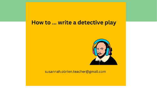 Creative writing - a detective play | Teaching Resources