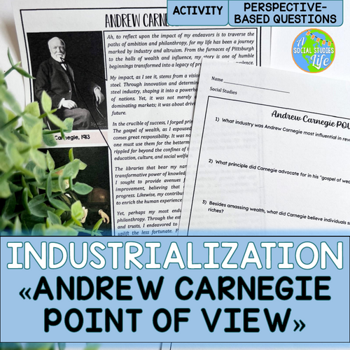 Andrew Carnegie Point of View | Teaching Resources