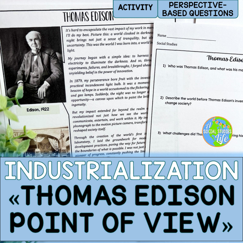 Thomas Edison Point of View | Teaching Resources