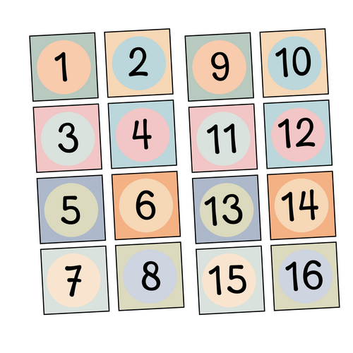 Printable Boho neutral Dotty Classroom Calendar Labels, Editable Number ...