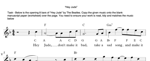 The Beatles (Music Cover Work Booklet) | Teaching Resources