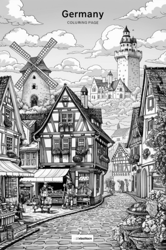 20+ German / Germany Colouring Pages / Worksheets / Mindfulness ...