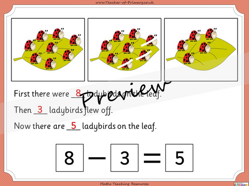 Subtraction - Taking Away - Year 1 | Teaching Resources
