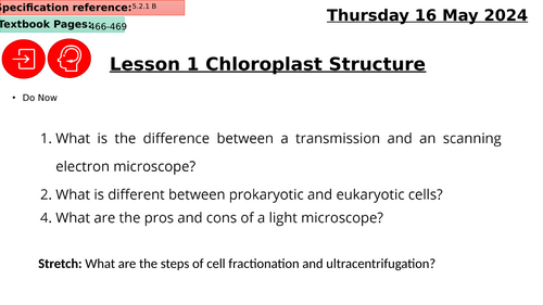 Photosynthesis lesson bundle A level Biology | Teaching Resources