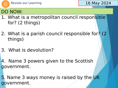 AQA citizenship revision - Life in modern Britain | Teaching Resources