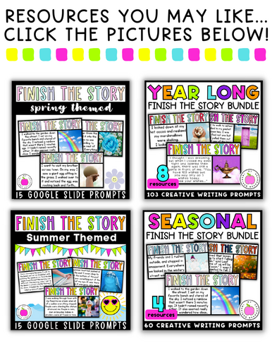 Spring Activity | Finish the Story Creative Writing Prompts | Teaching ...