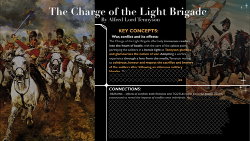 The charge of the light brigade Grade 9 | Teaching Resources