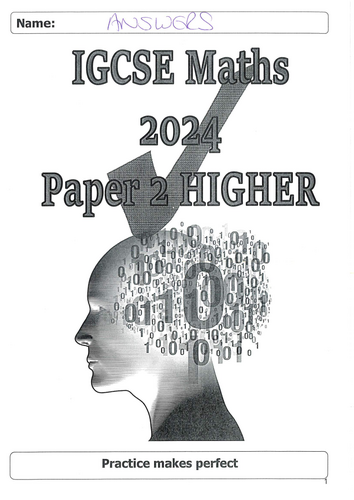 IGCSE Maths Paper 2H HIGHER 2024 Revision pack | Teaching Resources IGCSE Maths Paper 2H HIGHER 2024 Revision pack | Teaching Resources