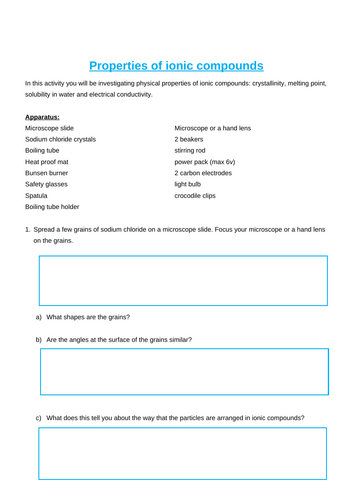 BTEC International Level 2. Unit 2: Chemistry & our Earth - Learning ...