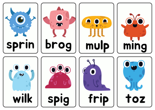 Alien Word cards (Year 1 Phonics) | Teaching Resources