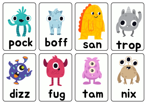 Alien Word cards (Year 1 Phonics) | Teaching Resources