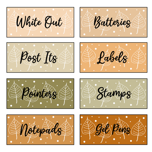 Teacher Toolbox Labels, Boho Neutral Teacher Toolbox Labels, Back to ...