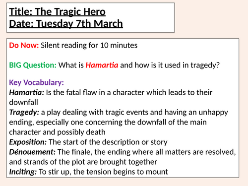 Othello Introductory Lessons A Level or GCSE | Teaching Resources